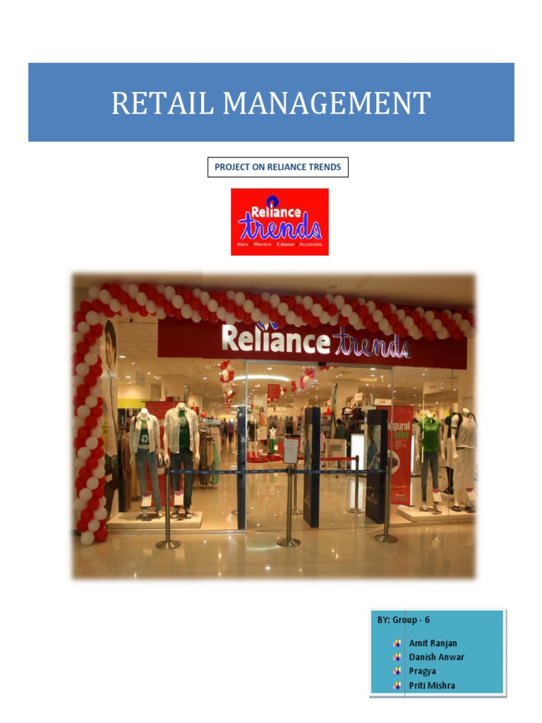 An Analysis of Reliance Trends' Retail Strategy Focusing on Target ...