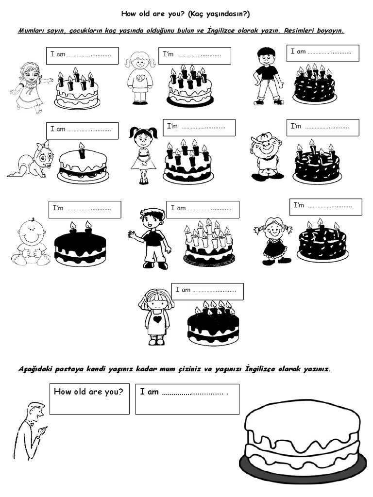 How Old Are You? - Numbers | PDF