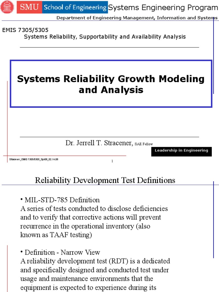 Reliability Growth | PDF | Reliability Engineering | Systems Science