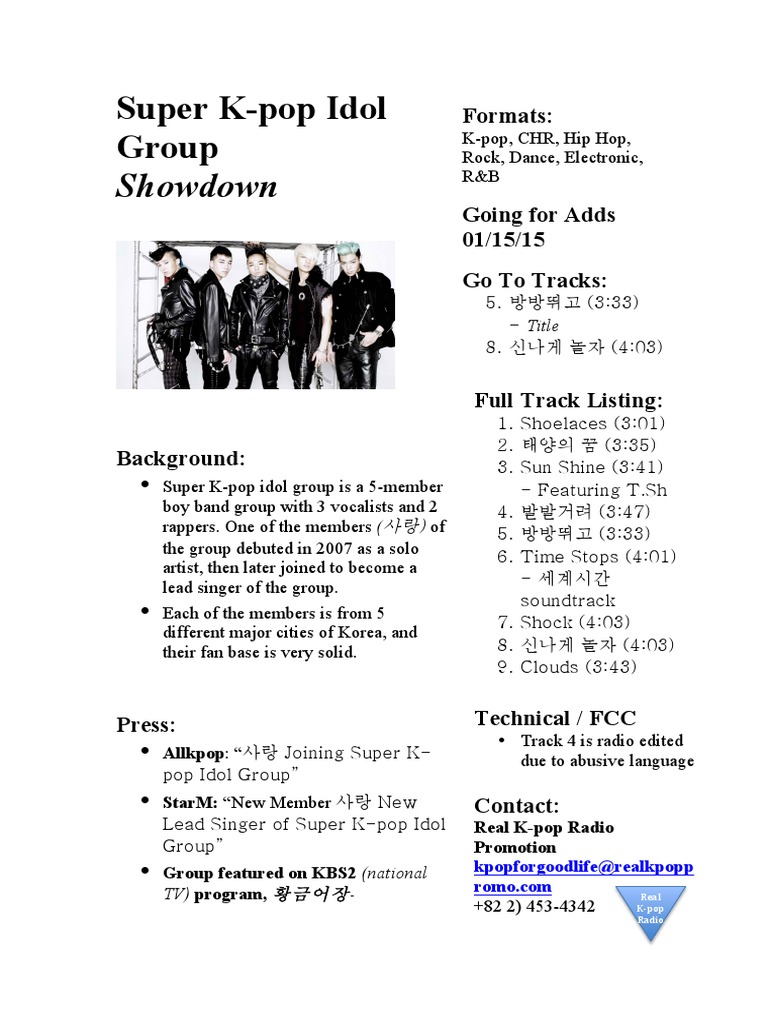Radio One Sheet | PDF | Urban Street Dance And Music | African American ...
