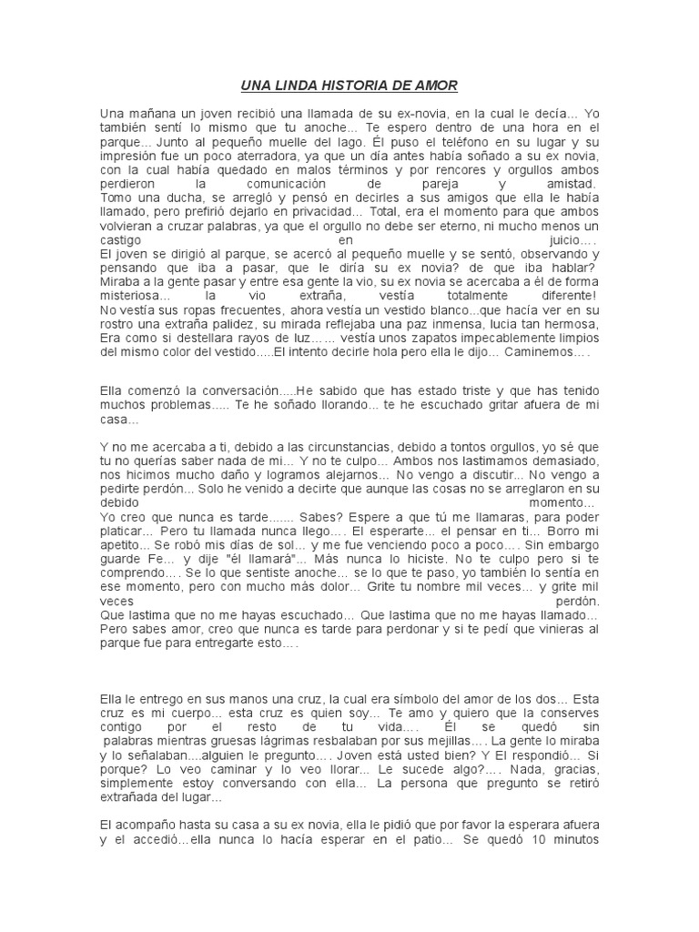 Una Linda Historia de Amor | PDF | Perdón | Amor
