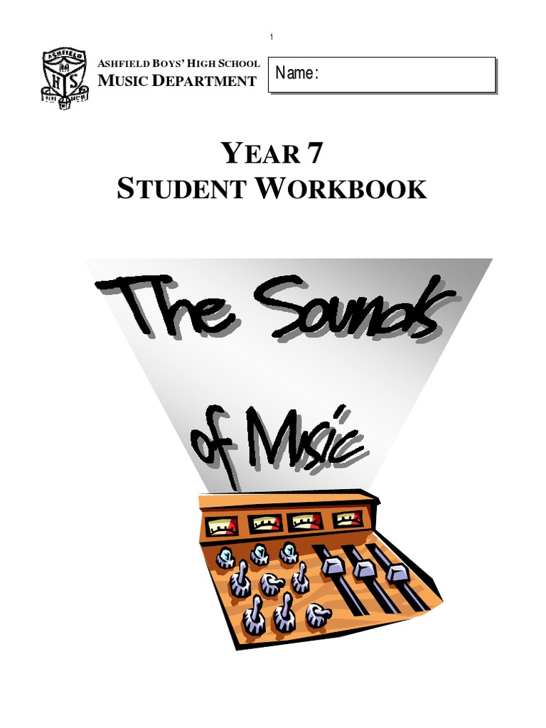 Year 7 Workbook | PDF | Drum Kit | Rhythm