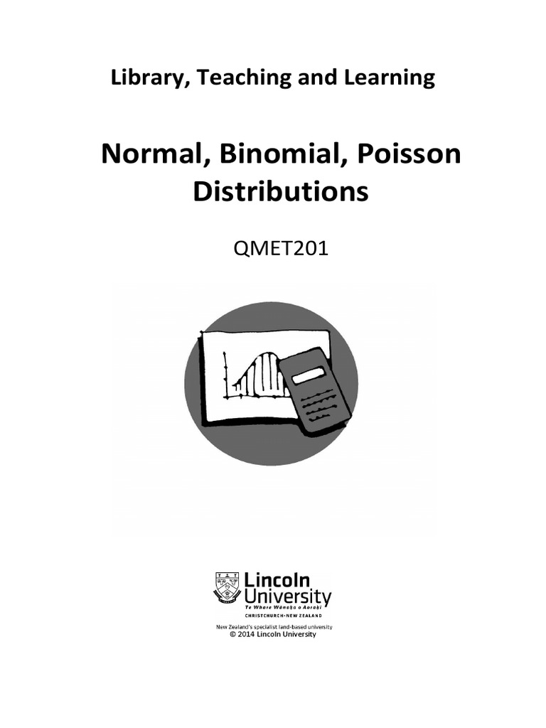 Normal Binomial Poisson | PDF | Normal Distribution | Poisson Distribution