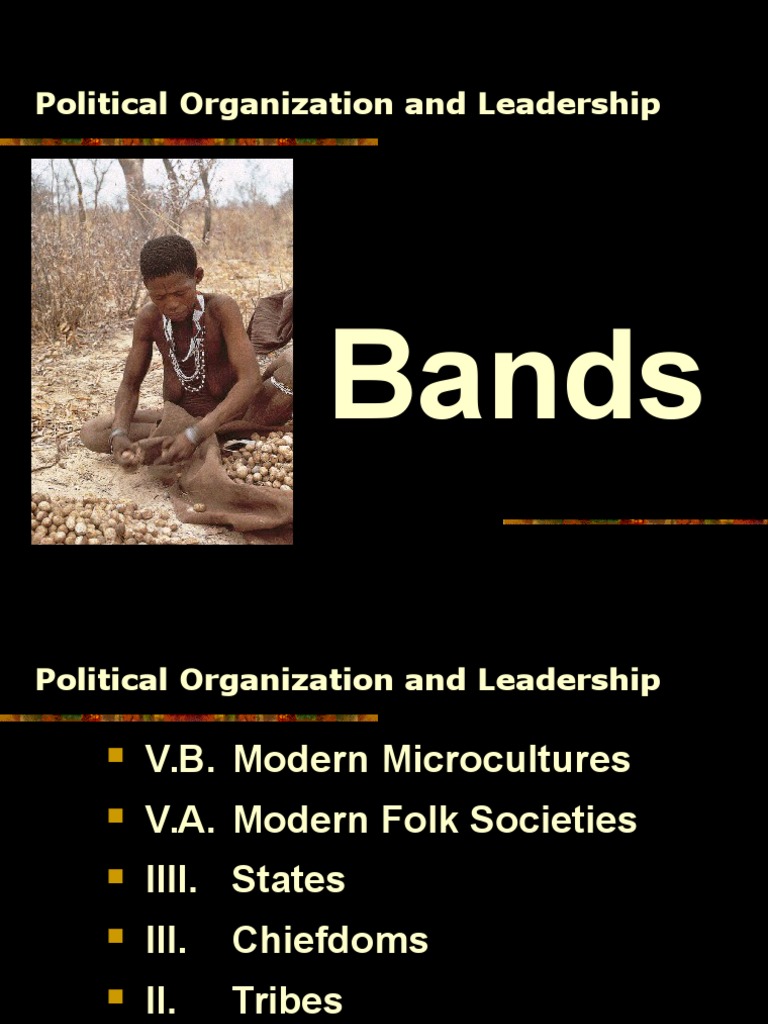 Political Bands | Download Free PDF | Hunter Gatherer | Leadership