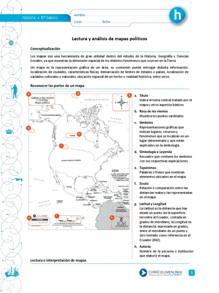 Lecturay Analisis Map A Politico | PDF | Mapa | Los símbolos