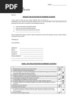 SB Account Revival | PDF