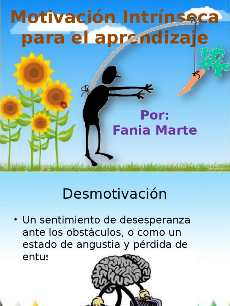 La Motivacion para Estudiar | PDF | Motivación | Motivacional