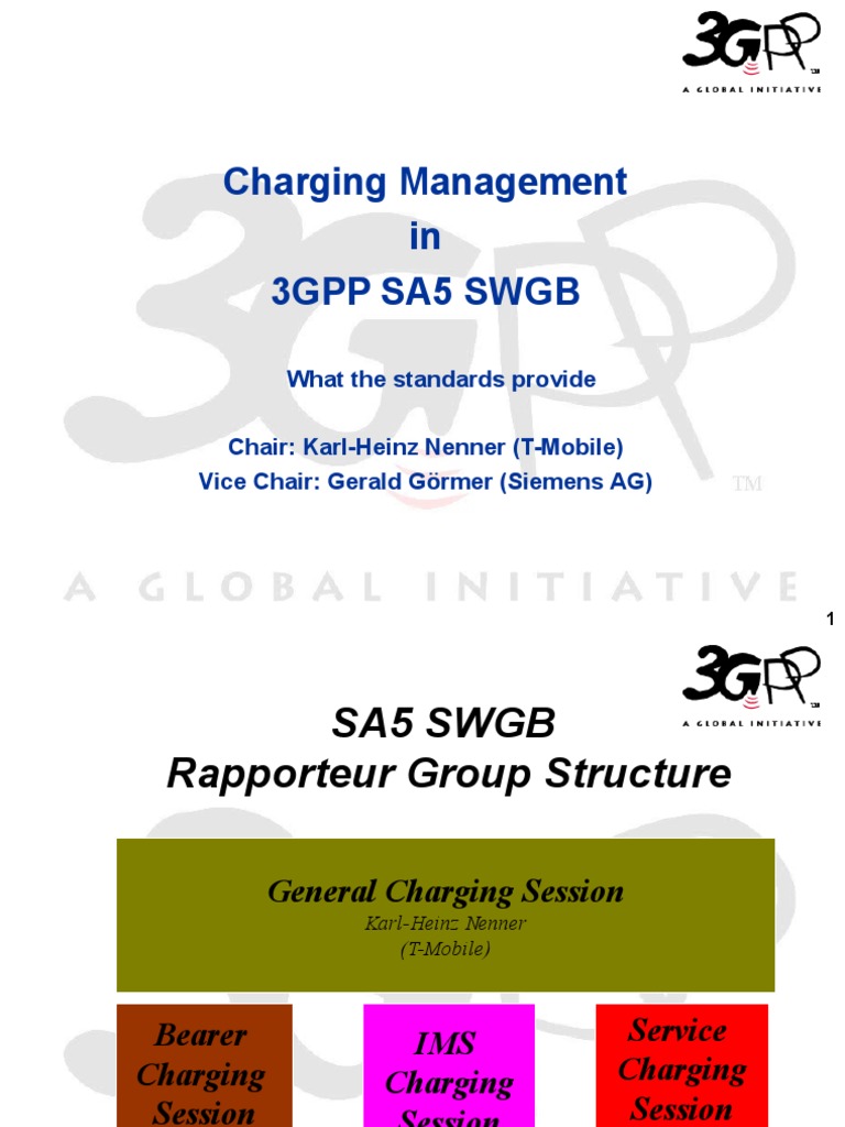 Presentation of 3GPP Charging Management-Sep 2004 | PDF | Ip Multimedia ...