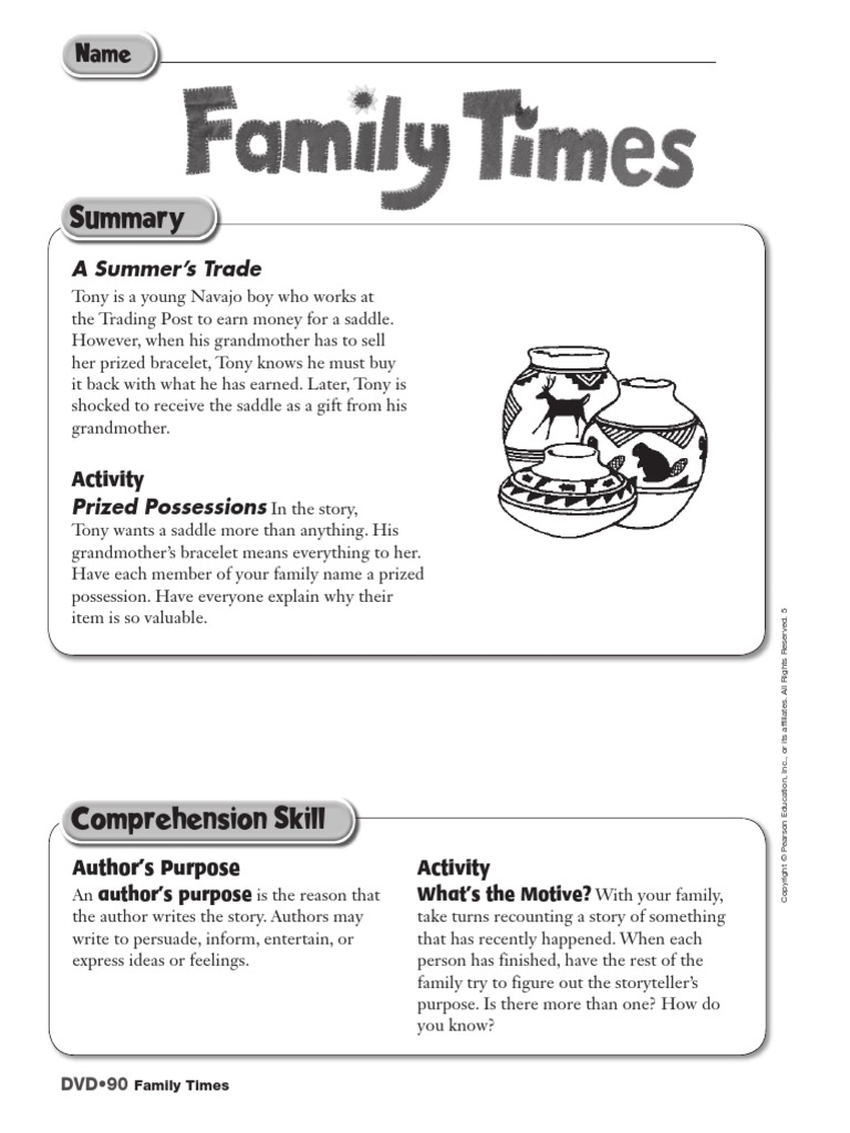 A Summer's Trade Family Times | PDF