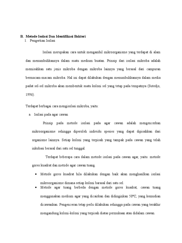 Identifikasi Pemeriksaan Pseudomonas Aeruginosa | PDF | Sains & Matematika