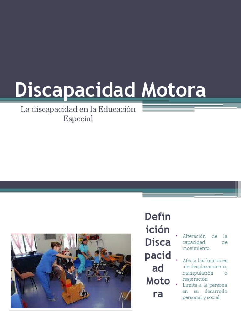 Características y Tratamiento de Discapacidad Motora | PDF | Escoliosis ...
