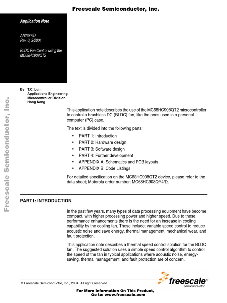 AN2687 | PDF | Microcontroller | Computer Hardware