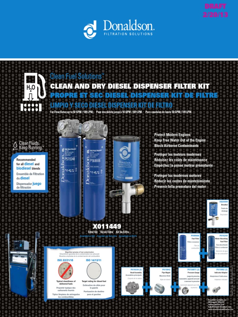 Clean Diesel Fuel - Low Flow Kit Box Label - X011449-P320212 Rev 0 ...