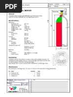 INERGEN Cylinder Specifications Data Sheet | PDF | Nature