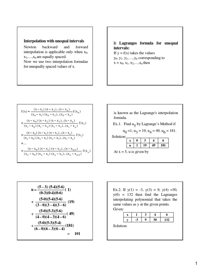 15 Lagrange DividedDiff | PDF | Interpolation | Algorithms