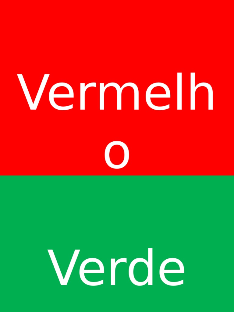 As Cores em Portugues | PDF