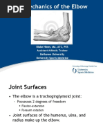 Elbow Joint Goniometry Guide | PDF