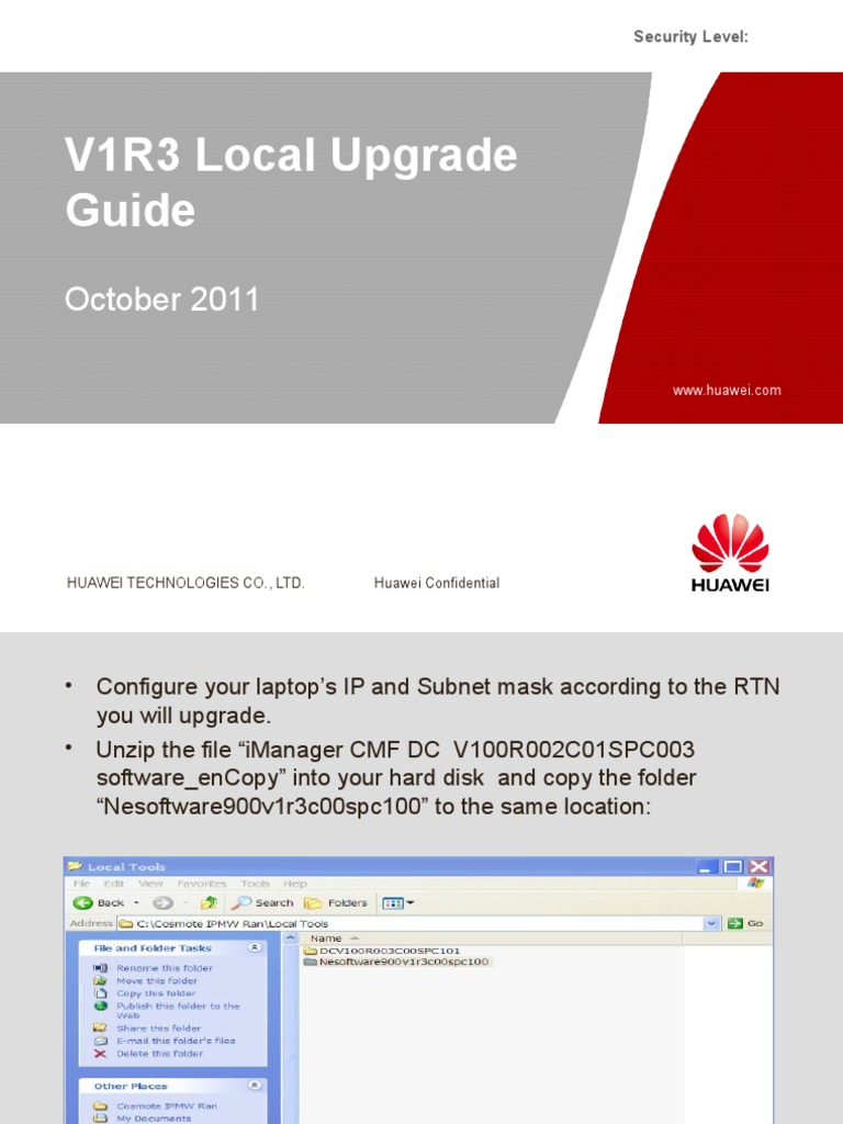 V1R3 Local Upgrade Guide | PDF | Computer Data | Operating System Families