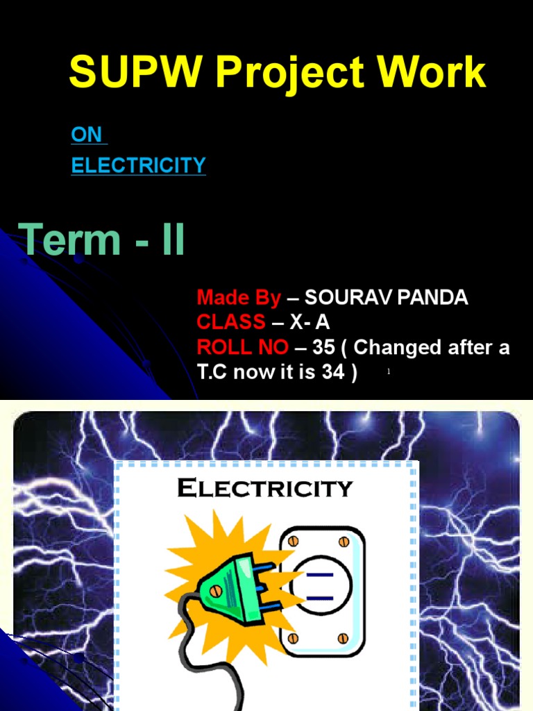 Supw Project | PDF | Electric Current | Electrical Resistance And ...