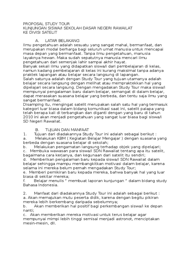 Proposal Study Banding | PDF