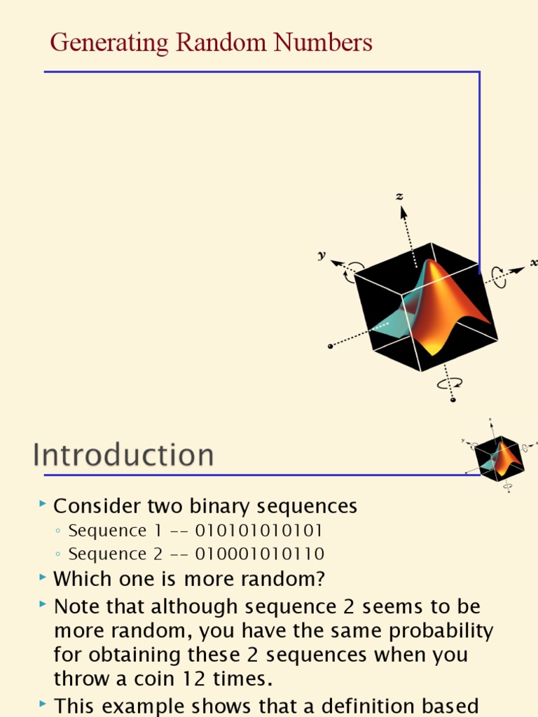 Randomnumbers Chapter6 | Download Free PDF | Parameter (Computer Programming) | Randomness