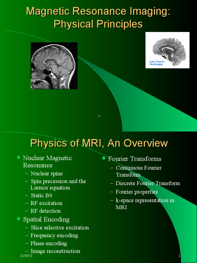 MRI Basics Lecture 9 26 | PDF | Magnetic Resonance Imaging ...