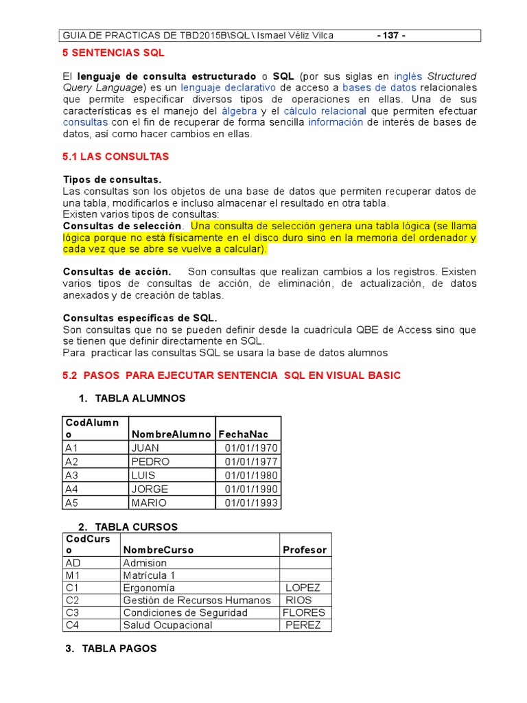 TBD2015B-3 SQL | PDF | SQL | Tabla (base de datos)