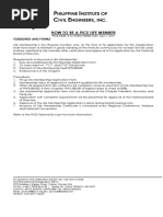 PICE Membership Application Guide | PDF | Career & Growth