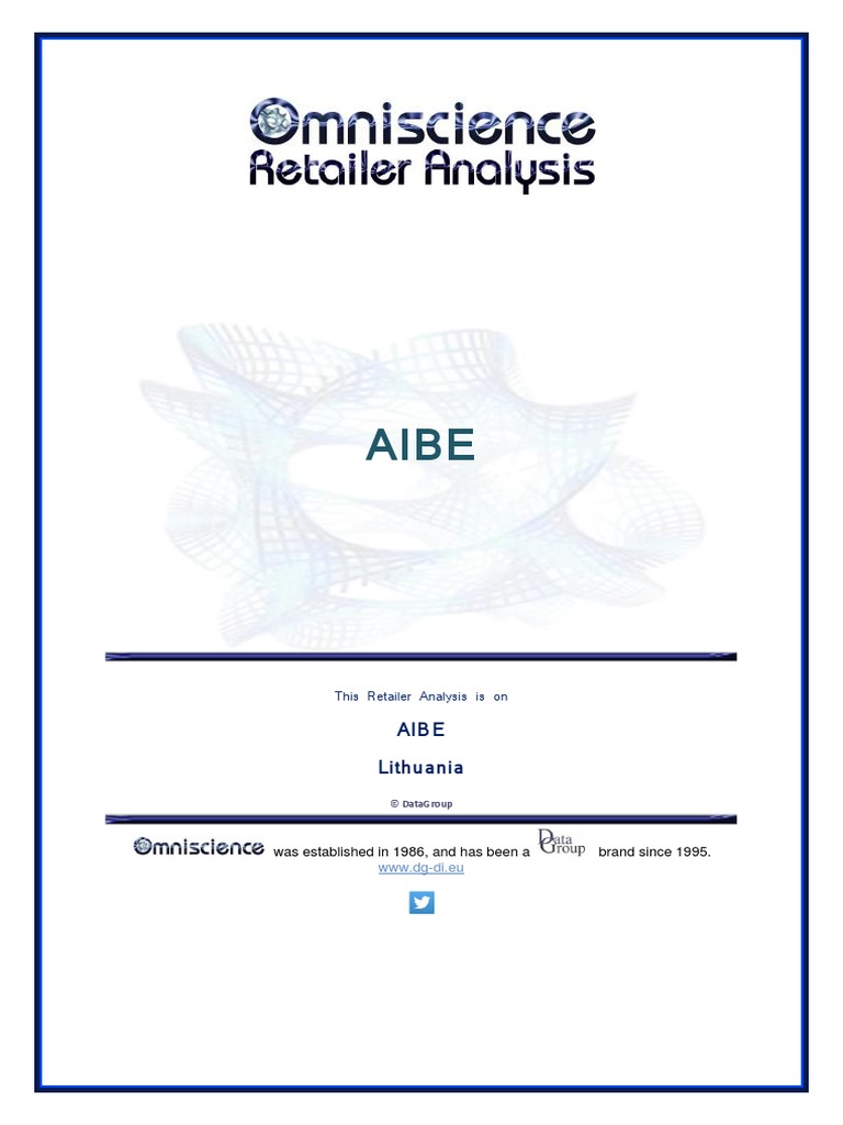AIBE Lithuania PDF | PDF | Retail | Pricing