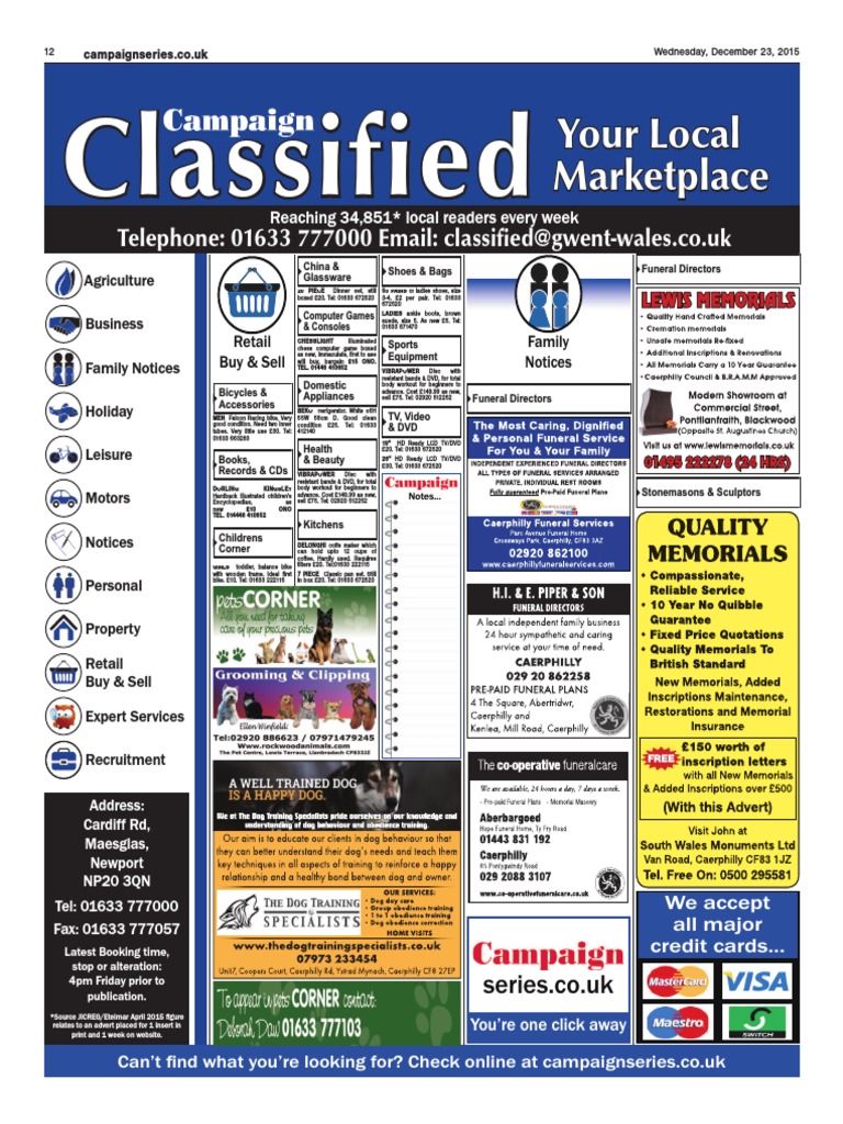 Classified: Your Local Marketplace | PDF | Advertising | Computing And ...