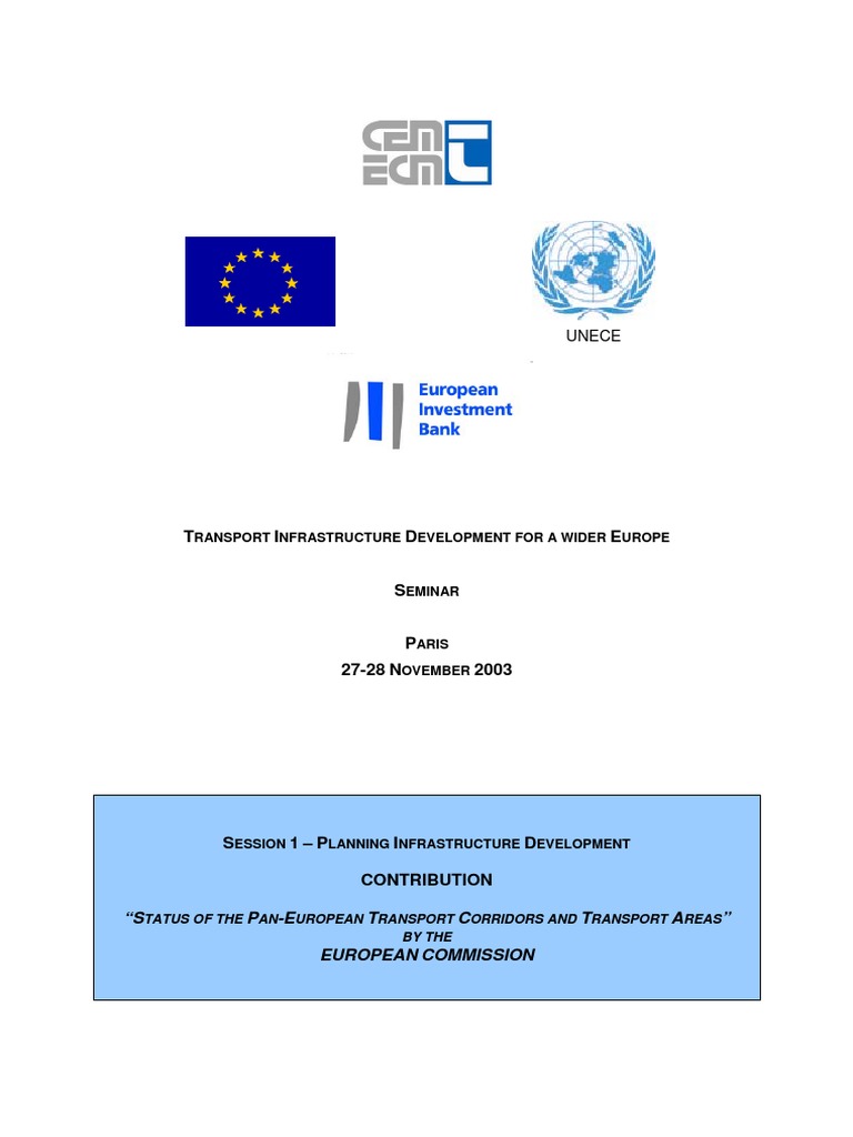 Transport Infrastructure Development For A Wider Europe | PDF ...