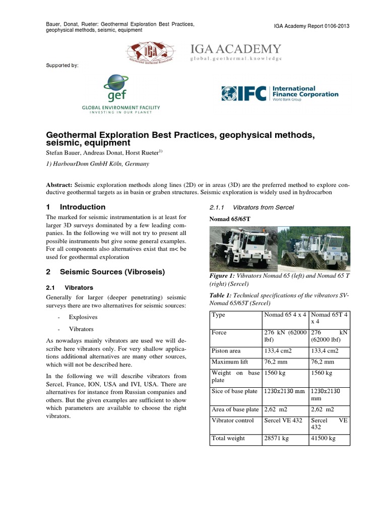 06 HorstRueter Seismic Instruments | PDF | Reflection Seismology | Accelerometer