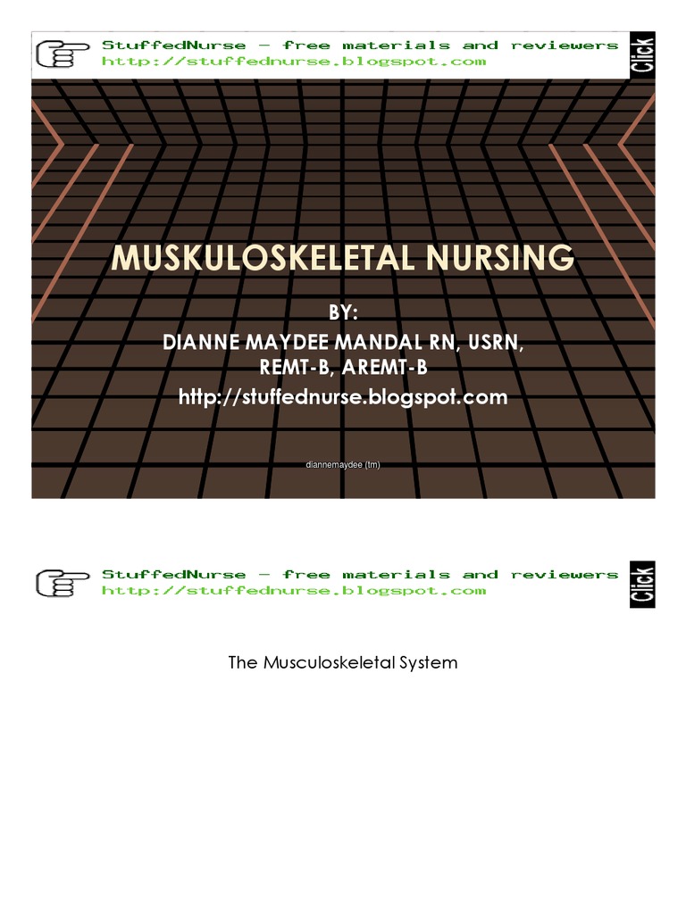 MUSKULOSKELETAL Supplemental Slides | PDF | Bone | Muscle Contraction