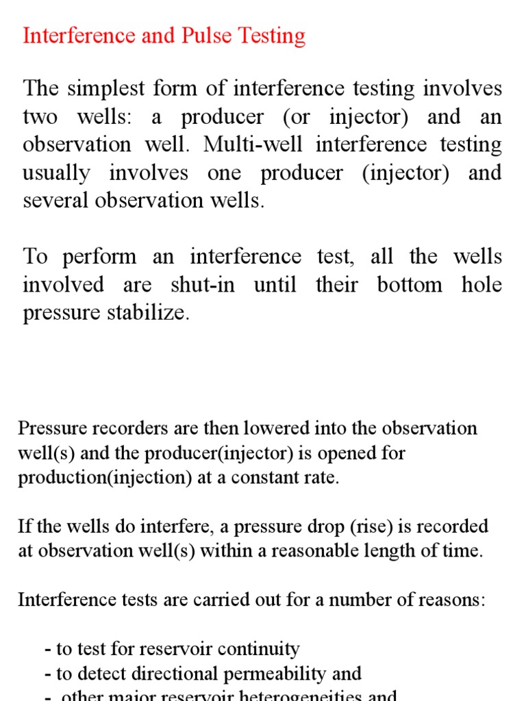 Interference and Pulse Testing | PDF | Petroleum Reservoir | Tangent