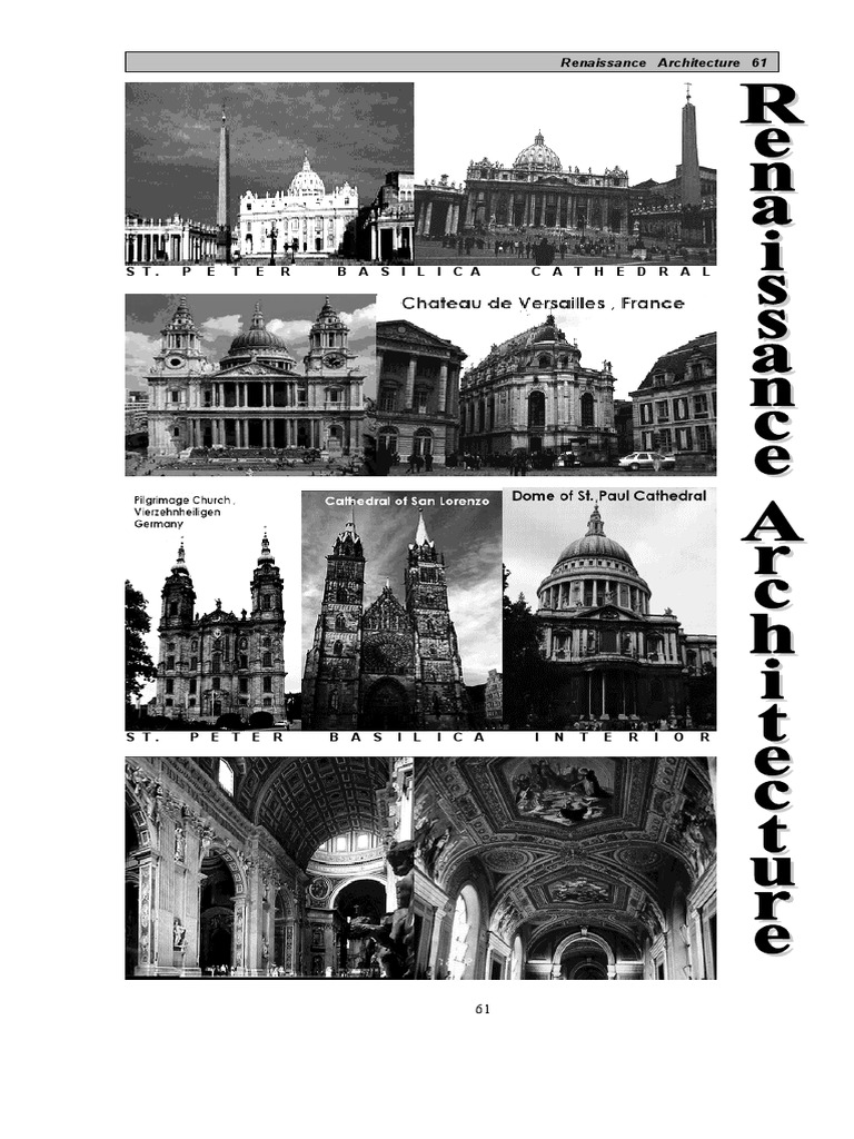 Renaissance Architecture Guide | PDF | European Architecture