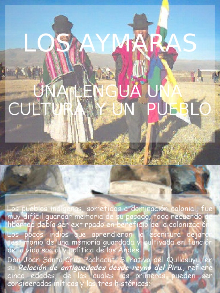 DIAPOSITIVAS Aymara | Imperio Inca | Andes