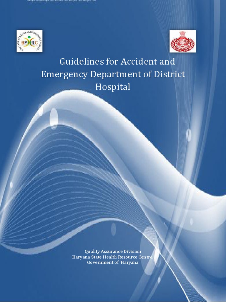 Emergency Department Guidelines | PDF | Emergency Department ...