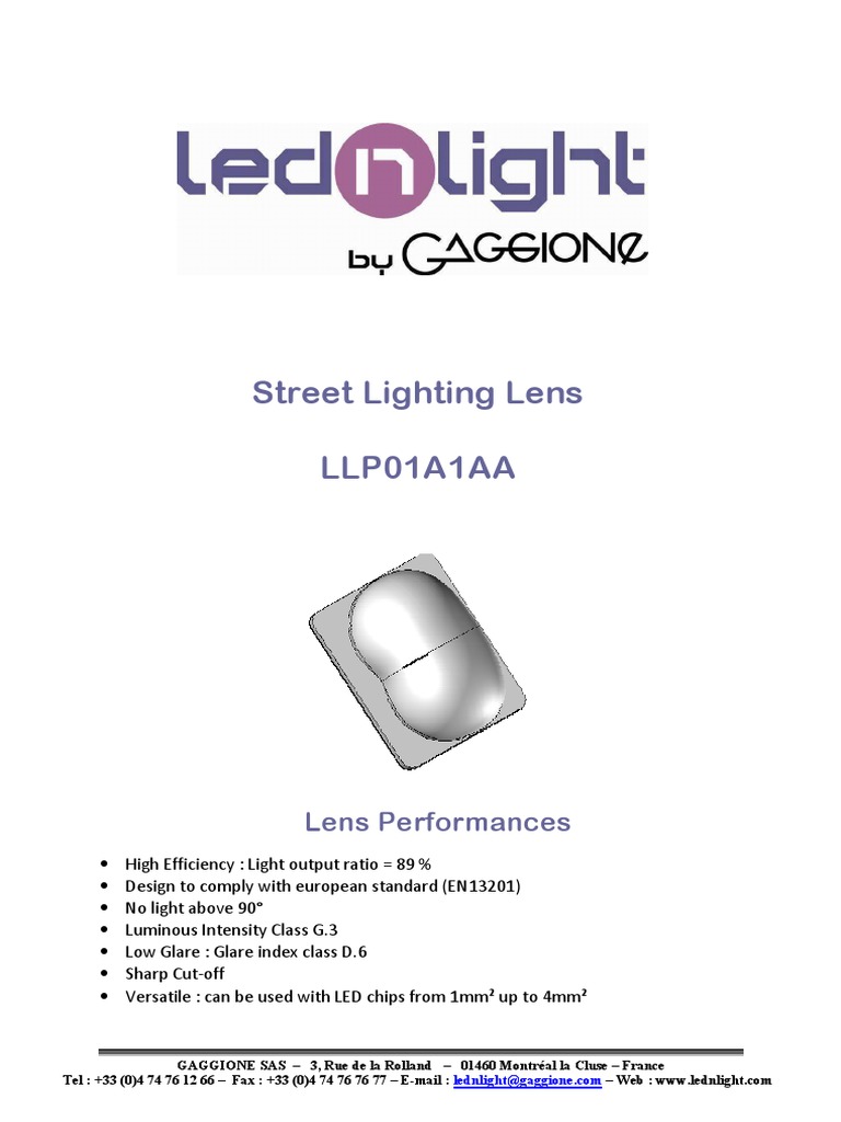 Lednlight en Street Lighting Datasheet | PDF | Light | Electromagnetic ...