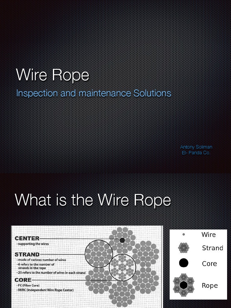 Wire Rope Inspection & Maintenance Guide | PDF | Home & Garden ...