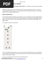Barre Chord Chart | PDF