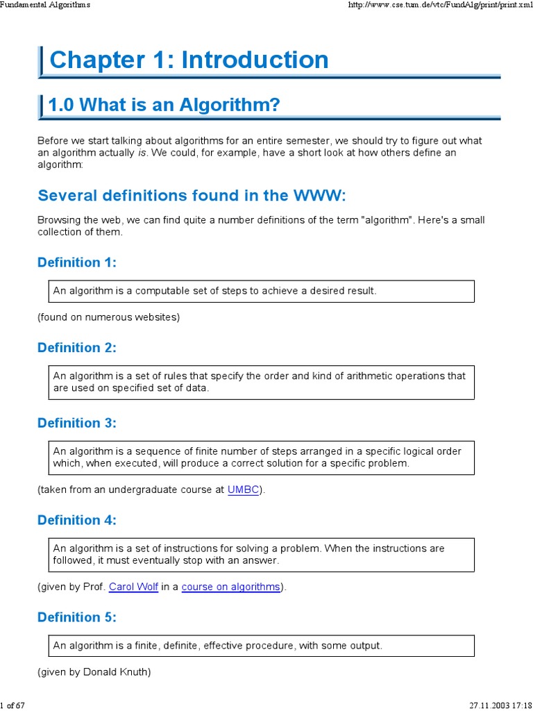 Fundamentals Ofalgorithm Pdf Time Complexity Computational Complexity Theory
