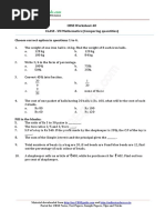 CASE STUDY QUESTIONS ON MENSURATION Class 8 | PDF | Area | Length