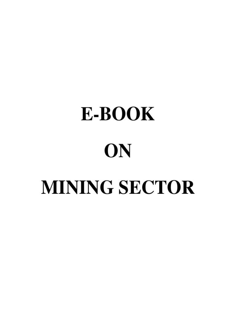 Overview of India's Mining Sector | PDF | Tariff | Taxes