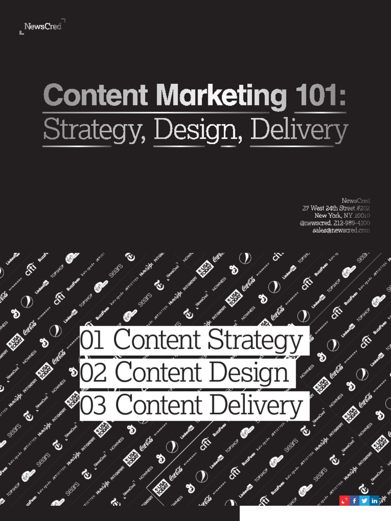NewsCred Content Marketing 101 | PDF | Brand | Digital Marketing