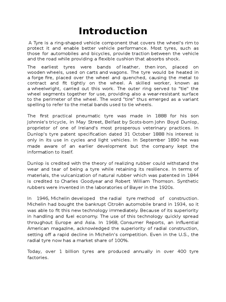 MRF Introduction and Industry Profile | Download Free PDF | Wheel | Tire