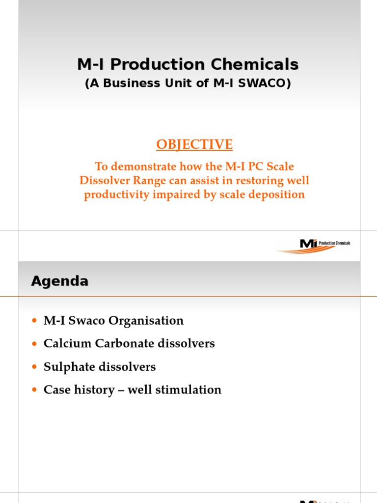 Scale Dissolution | PDF | Chelation | Carbonate