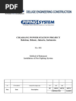 Method Statement Fire Protection Installation | PDF | Pipe (Fluid ...