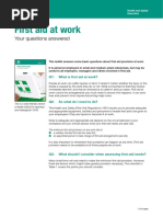 First Aid Risk Assessment Template | PDF | First Aid | Limited ...