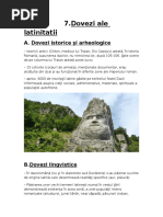 Latinitate Si Dacism | PDF