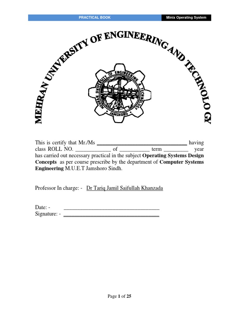 Minix Lab 1 | PDF | Operating System | Booting